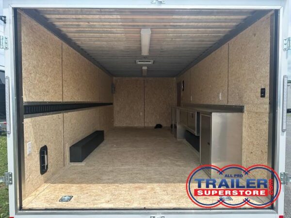 Formula 8.5 x 20 Enclosed Contractor Trailer - Exterior Tool Doors
