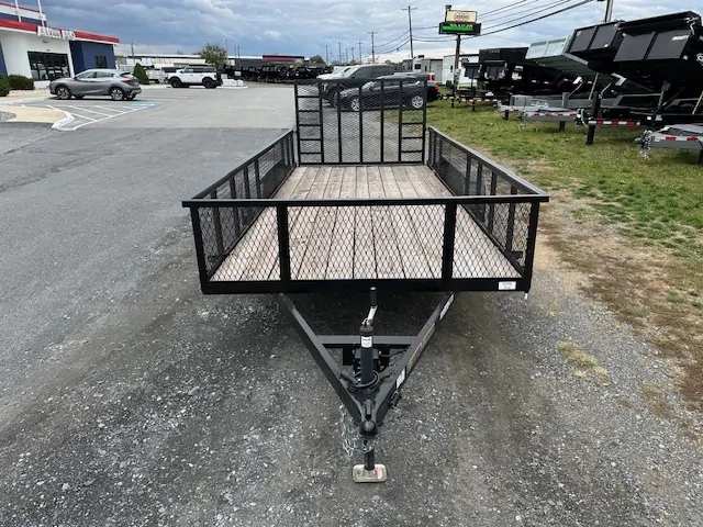 Carry-On 7 x 16 Landscape Utility Trailer - Mesh Sides