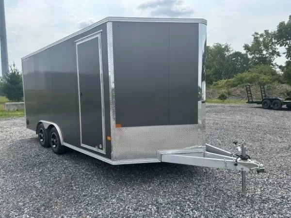 Cargo Pro Stealth 8.5x16 Aluminum V-Nose Car Trailer