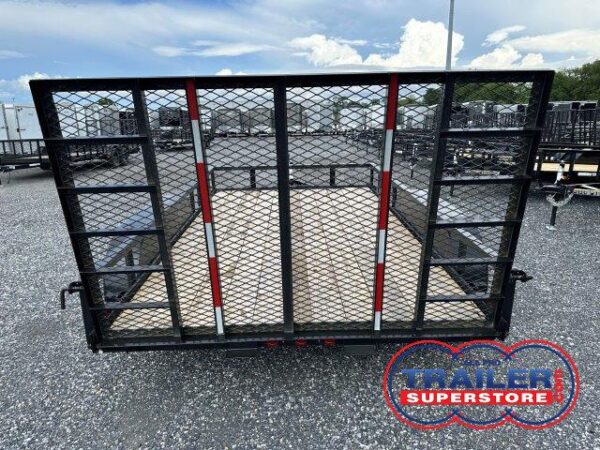 Big Tex 7 x 12 Landscape Utility Trailer - 2' Steel Sides
