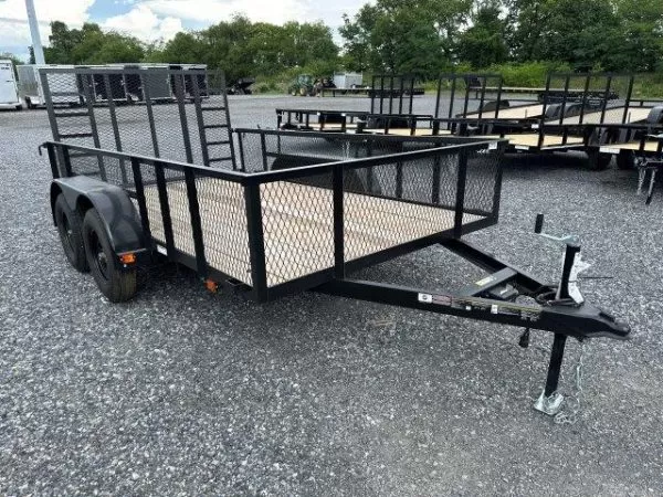 Carry-On 7 x 12 Landscape Utility Trailer - Mesh Sides
