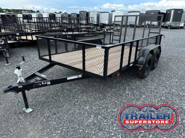 Carry-On 7 x 12 Landscape Utility Trailer - Mesh Sides