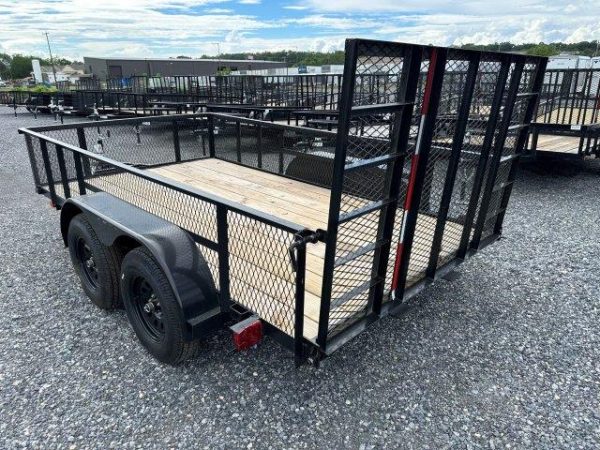 Carry-On 7 x 12 Landscape Utility Trailer - Mesh Sides