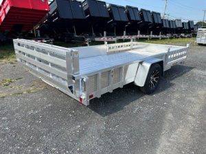 Sport Haven 7×14 Aluminum Utility Trailer - ATV Ramps