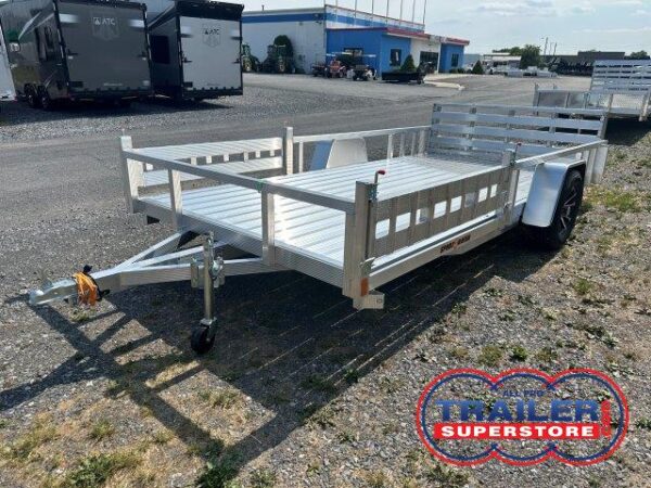 Sport Haven 7×14 Aluminum Utility Trailer - Side ATV Ramps