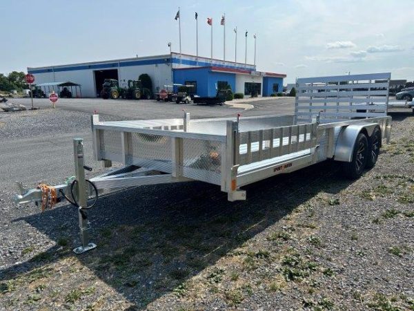 Sport Haven 7×18 Aluminum Utility Trailer - ATV Ramps