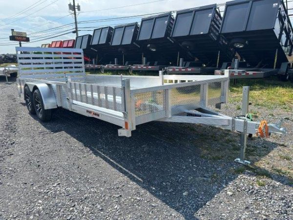 Sport Haven 7×18 Aluminum Utility Trailer - ATV Ramps