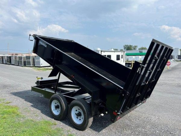 Premier 6 x 12 Low Profile Dump Trailer - Landscape Ramp