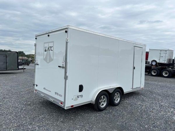 ATC 7.5 x 16 Aluminum Enclosed Cargo Trailer - Ramp Door