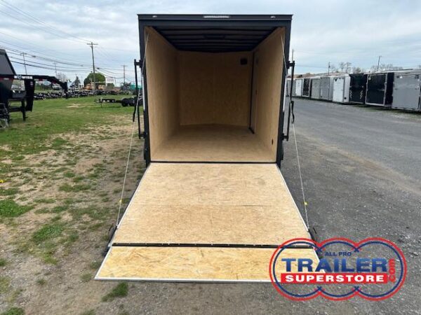 Covered Wagon 7 x 14 V-Nose Enclosed Cargo Trailer - Blackout