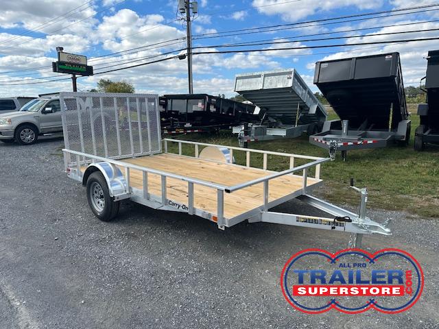 Carry-On 7 x 12 Aluminum Landscape Utility Trailer - Rear Gate