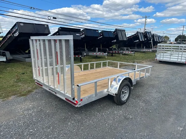 Carry-On 7 x 12 Aluminum Landscape Utility Trailer - Rear Gate