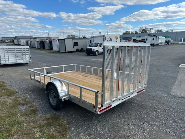 Carry-On 7 x 12 Aluminum Landscape Utility Trailer - Rear Gate