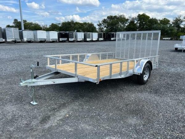 Carry-On 7 x 12 Aluminum Landscape Utility Trailer - Rear Gate