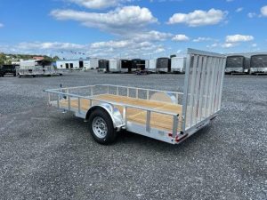 Carry-On 7 x 12 Aluminum Landscape Utility Trailer - Rear Gate
