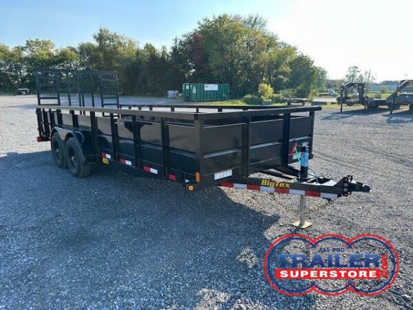 Big Tex 7 x 20 Landscape Utility Trailer - Solid Steel Sides