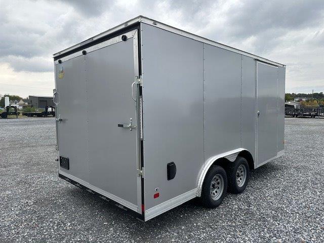 Covered Wagon 8.5 x 16 Enclosed Car Trailer - 6" Added Height