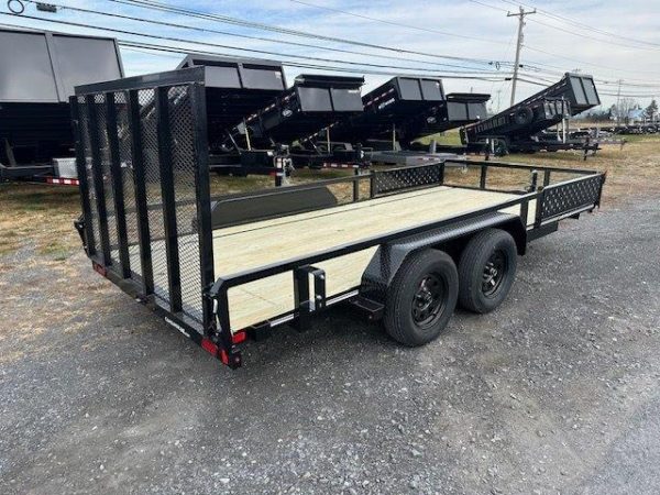 Cam Superline 7 x 16 Landscape Utility Trailer - Side ATV Ramps