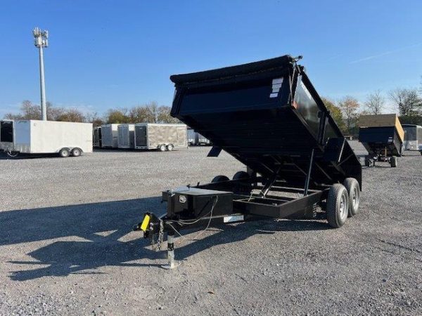 Premier 7 x 12 Low Profile Dump Trailer - Combo Gate & Ramps