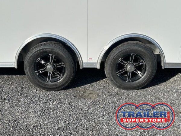 ATC 8.5 x 20 Aluminum Enclosed Car Hauler - Aluminum Wheels