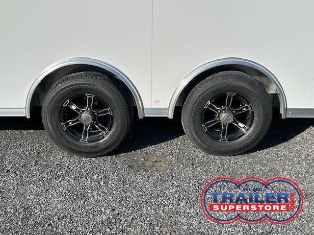 ATC 8.5 x 20 Aluminum Enclosed Car Hauler - Aluminum Wheels