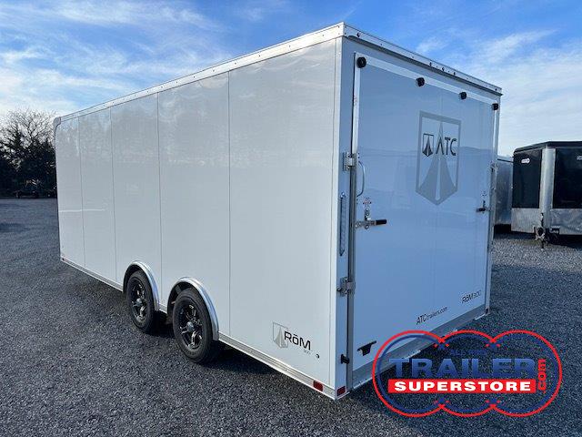 ATC 8.5 x 20 Aluminum Enclosed Car Hauler - Aluminum Wheels