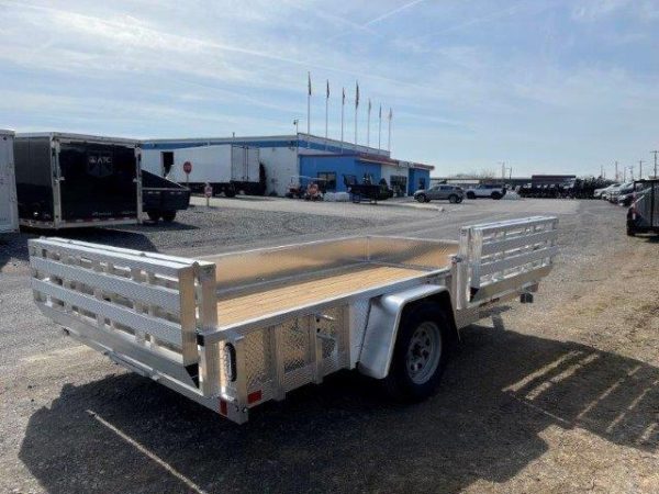 Sport Haven 7×14 Aluminum Utility Trailer - Side ATV Gate