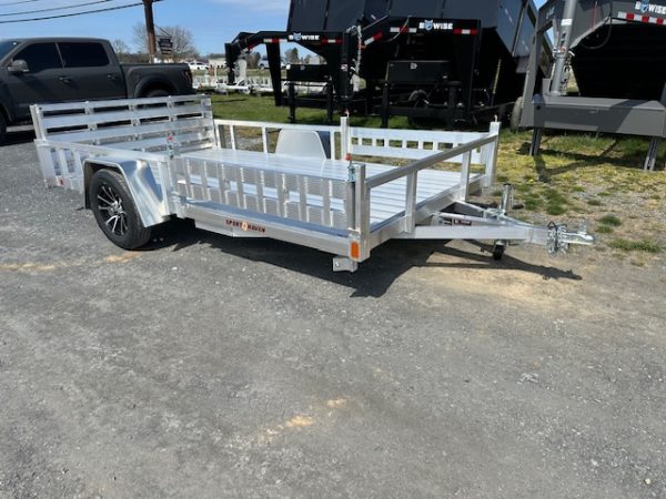 Sport Haven 7×12 Aluminum Utility Trailer - Side ATV Ramps