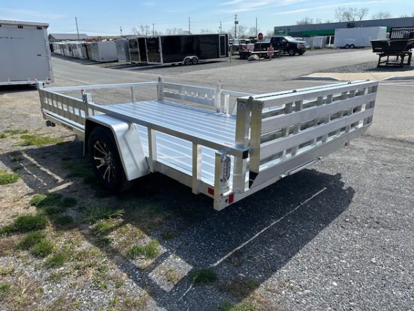 Sport Haven 7×12 Aluminum Utility Trailer - Side ATV Ramps