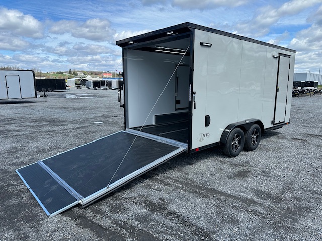 ATC 7.5 x 16 Aluminum Enclosed Cargo Trailer - Escape Door
