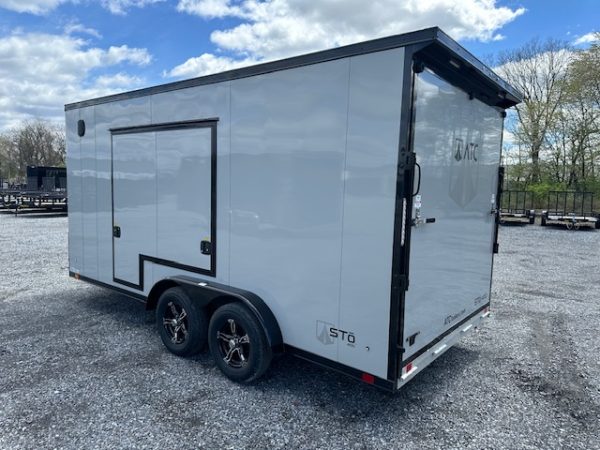 ATC 7.5 x 16 Aluminum Enclosed Cargo Trailer - Escape Door
