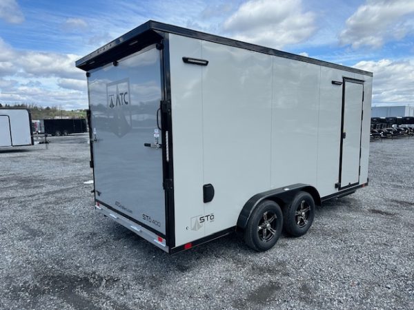 ATC 7.5 x 16 Aluminum Enclosed Cargo Trailer - Escape Door