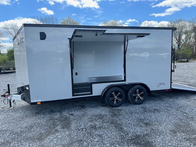 ATC 7.5 x 16 Aluminum Enclosed Cargo Trailer - Escape Door