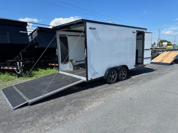 ATC 7.5 x 16 Aluminum Enclosed Cargo Trailer - Escape Door