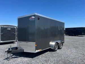 American Hauler 7 x 14 Enclosed V-Nose Cargo Trailer