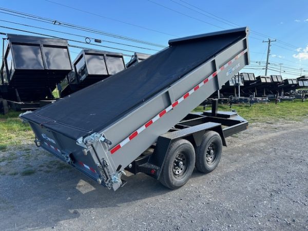 BWise 7 x 14 Low Profile Dump Trailer - Tarp Kit