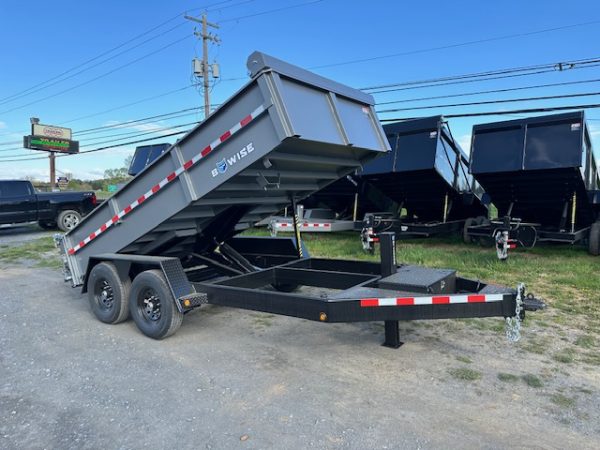 BWise 7 x 14 Low Profile Dump Trailer - Tarp Kit
