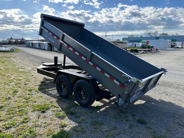 BWise 7 x 14 Low Profile Dump Trailer - Tarp Kit