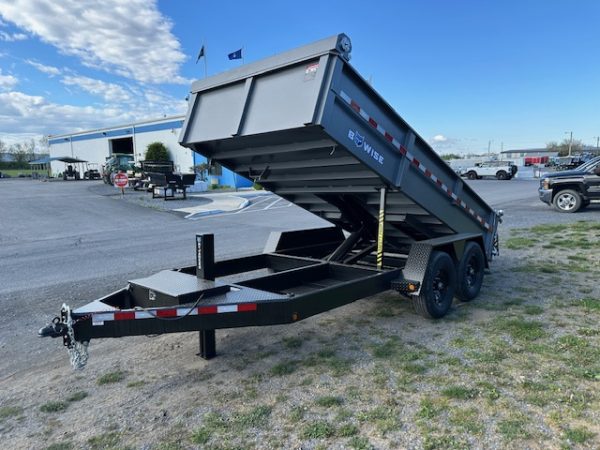 BWise 7 x 14 Low Profile Dump Trailer - Tarp Kit
