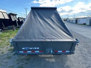 BWise 7 x 14 Low Profile Dump Trailer - Tarp Kit