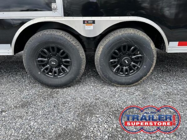 Car Mate 8.5 x 38 Enclosed Gooseneck Trailer - Aluminum Wheels
