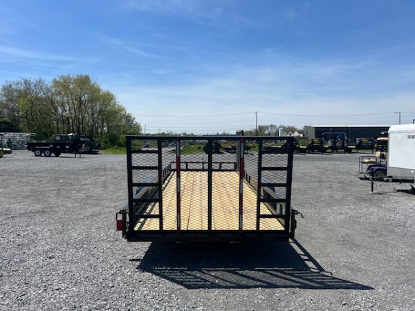 Carry-On 7 x 20 Landscape Utility Trailer - Side Ramp Gate