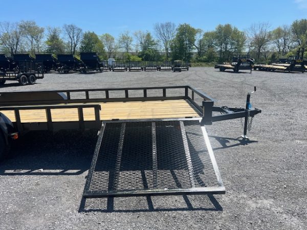 Carry-On 7 x 20 Landscape Utility Trailer - Side Ramp Gate