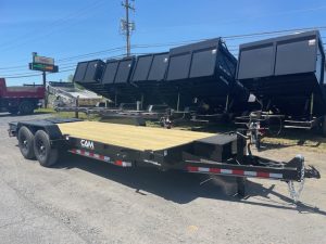 CAM Superline 7 x 20 Equipment Trailer - Super Ramps