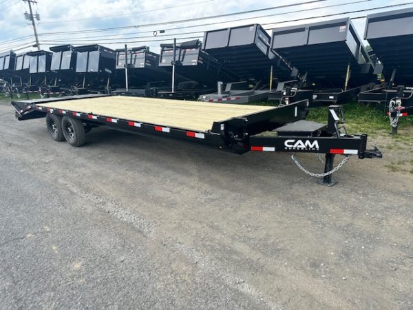 CAM Superline 8 x 25 Deckover Equipment Trailer - Super Ramps