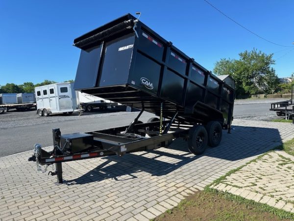 CAM Superline Beast 7 x 16 High Side Dump Trailer