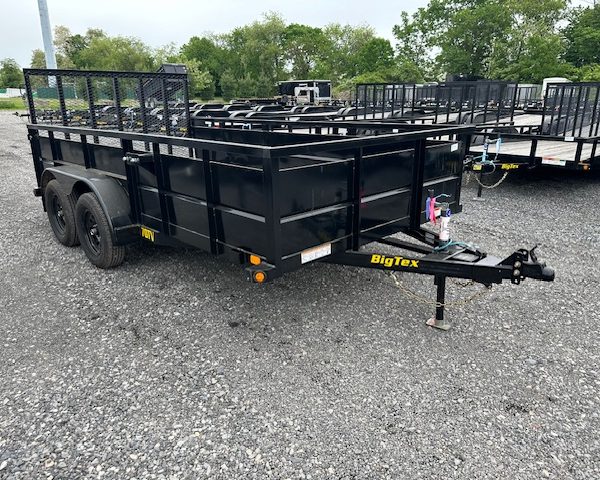 Big Tex 6.4 x 10 Landscape Utility Trailer - 24" Metal Sides