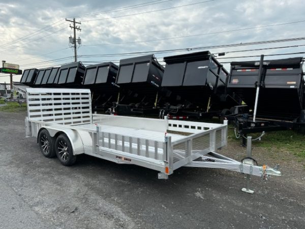Sport Haven 7×16 Aluminum Utility Trailer - ATV Ramps