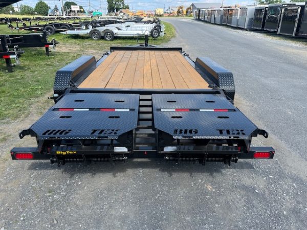 Big Tex 14EH Low Profile 7 x 16 Equipment Trailer - Mega Ramps