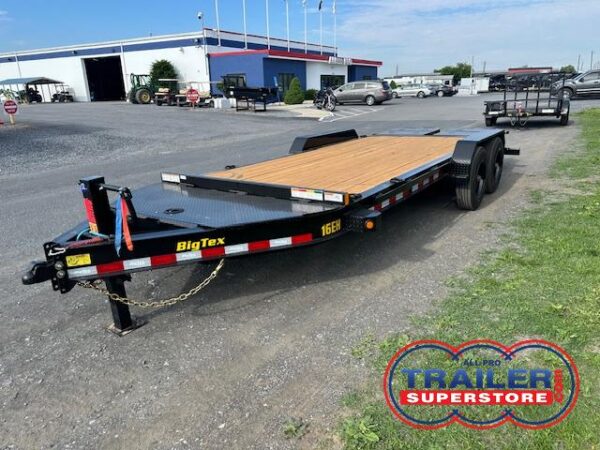 Big Tex 16EH Low Profile 7 x 18 Equipment Trailer - Mega Ramps